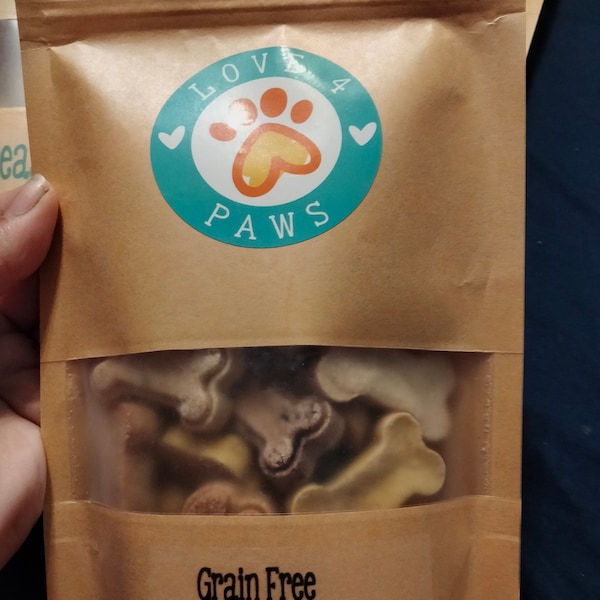 Organic Gourmet Bacon Cheddar Dog Biscuits, Handmade Dog Treats ...
