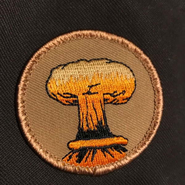 Atomic Explosion (014) Patch - 2 Inch Diameter Embroidered Patch - Etsy