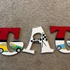 Jungle Jill Letters Wooden Wall Letters Custom Hand Painted Nursery ...