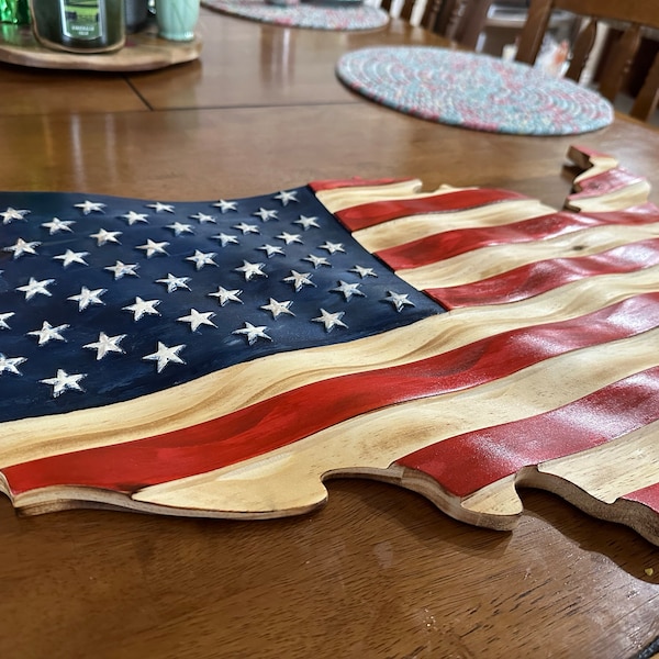 USA Flag and Map Pack - CNC Files for Wood, 3D STL Models - Etsy