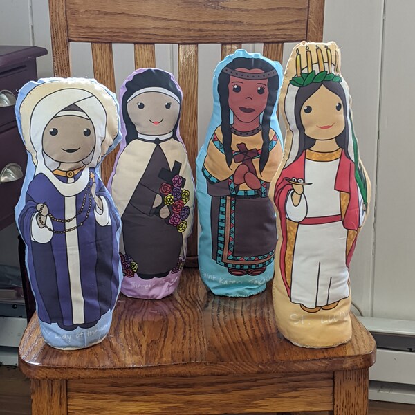 Fabric: Sew a Saint Doll Male Saints (catholic Michael Archangel ...