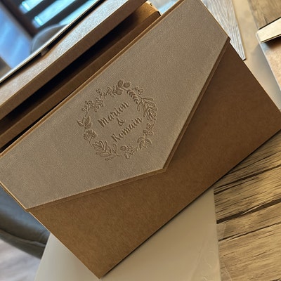 Velvet Folder, Envelope for Prints 15x21 Cm, With Custom Designed ...