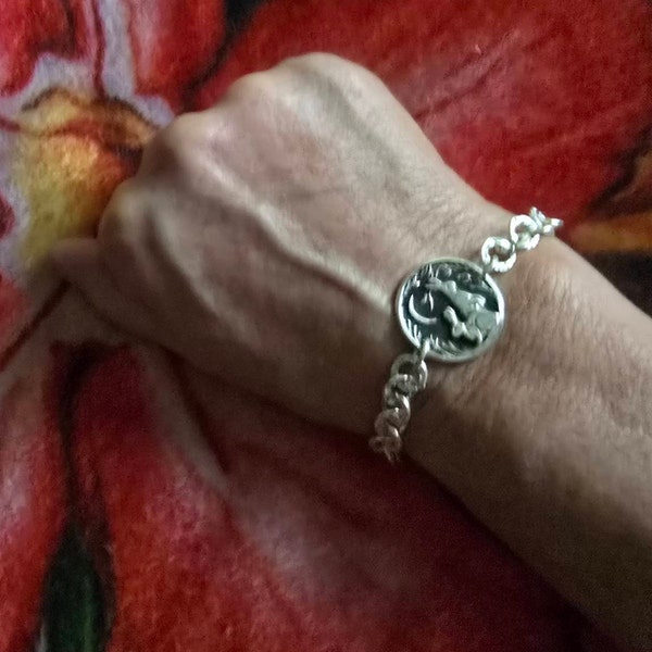 Sterling Italian Bombata Chain Necklace, 18 - Etsy