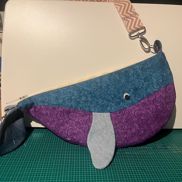 Whale Bag – Sewing Tutorial & Pattern | Fish Bag Tutorial - Etsy
