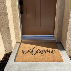 Welcome Mat Welcome Doormat Welcome Door Mat Housewarming | Etsy