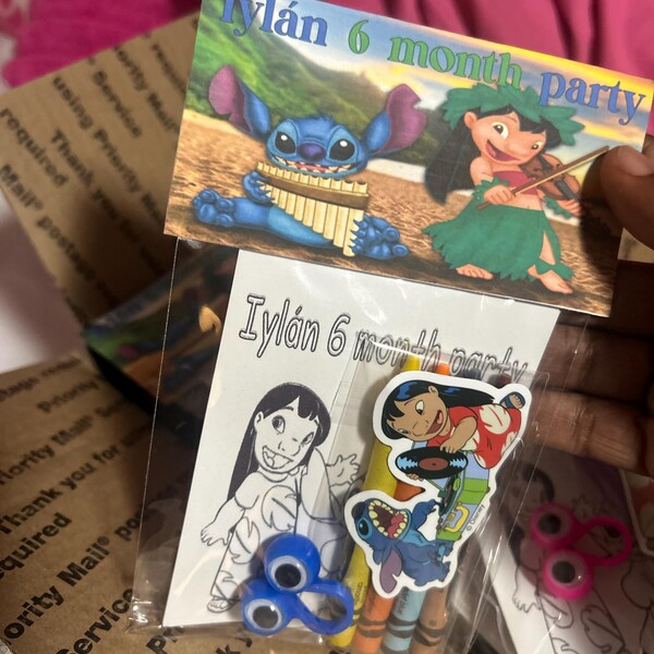 Lilo and Stitch Finger Puppet Crayon Coloring Sheets, Lilo and Stitch ...