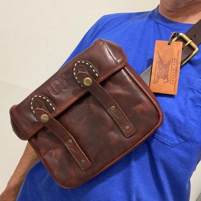 Double Ring Harness Leather Belt 1.5 Mens/womens Handcrafted Vintage ...