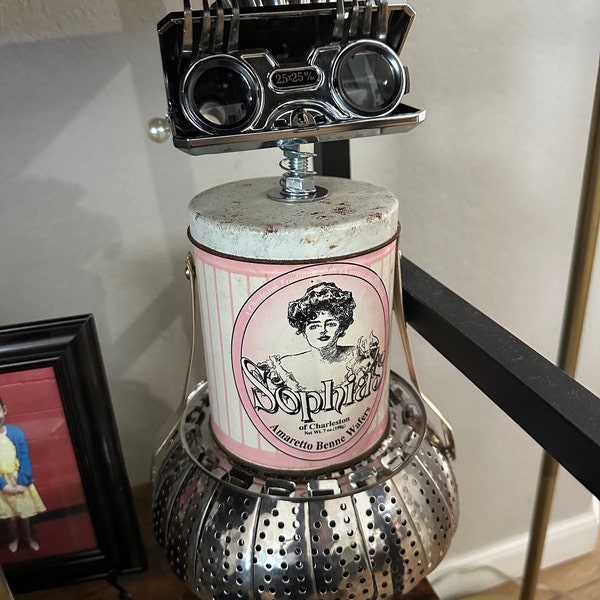 Mavis the Wobot Robot Handmade Robot Found Object Robot Junkbot ...