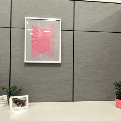 Abstract Hot Pink Typography Wall Art Giclée Print, Y2K Wall Decor ...