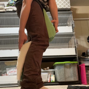 12 Inch Digitigrade Faun Leg Pad Digital Template Pattern - Etsy