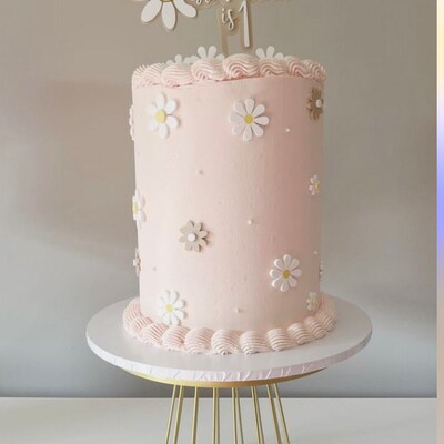 Daisy Cake Topper One 1st Birthday Boho Style Birthday Calligraphy ...