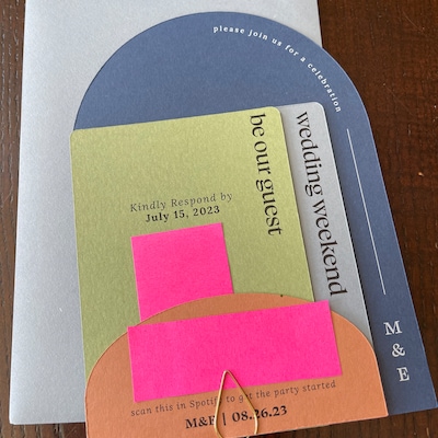 Caroline Wedding Invitation Suite - Etsy