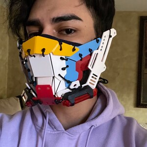 Cyberpunk Mask Design by Gins MK.21 interceptor | Etsy