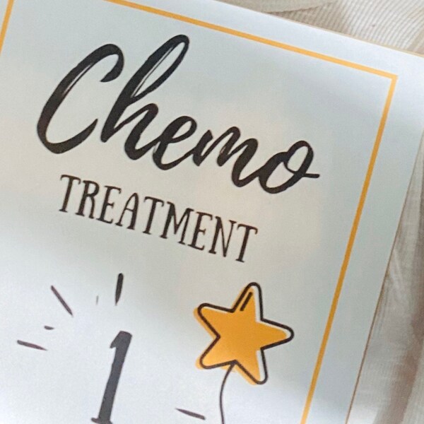 Printable Chemo Sign Set Last Day of Chemo Sign Custom Done Chemo Sign ...