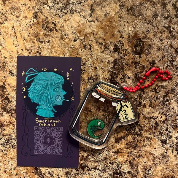 Scott Howl Monster Prom Acrylic Keychain Charm Monster Roadtrip Fanart ...