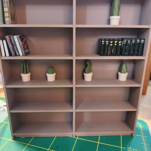 1/6 Scale 3 Shelf Mini Library Cart/ Mini Brands Books / Mini Books ...