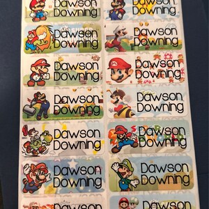 Name Label School Label Waterproof Label Daycare Stickers Kids Sticker ...