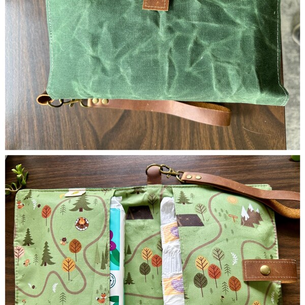 Nappy Wallet PDF Sewing Pattern Tutorial, Diaper Clutch, Document ...