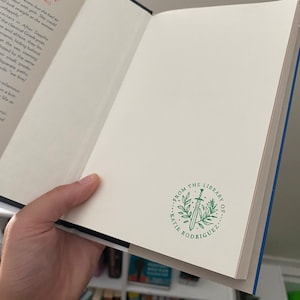 Custom Book Stamp Personalized Book Stack Stamp Gifts for - Etsy