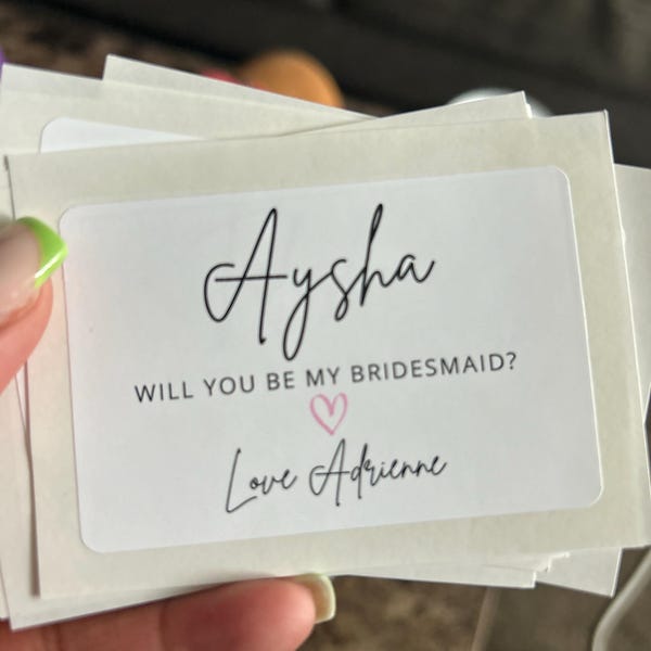 Flower Girl Proposal Sticker - Etsy