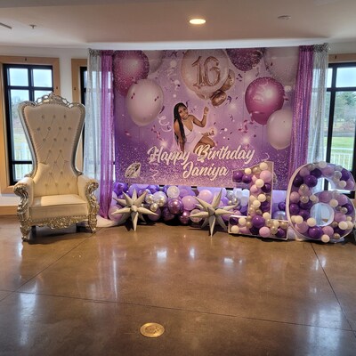 Custom Backdrop Custom Banner Birthday Backdrop Logo - Etsy