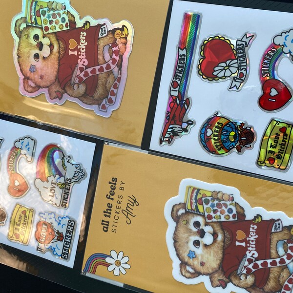 Vintage 1980s 1990s 2000s Kodak Photo Sticker Sheet, Prismatic From ...