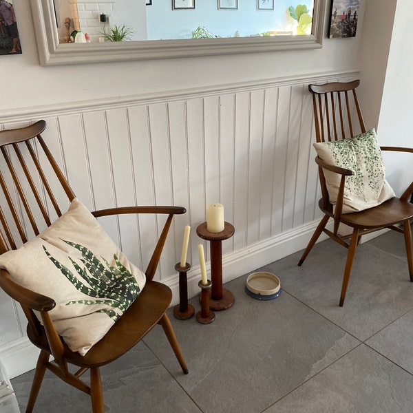 Ercol Cloister Wing Back Easy Chair Armchair Golden Dawn FREE UK ...