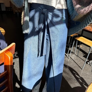 Palazzo Wrap Pants Sewing Pattern, Unbelievable Comfy and Easy Linen ...