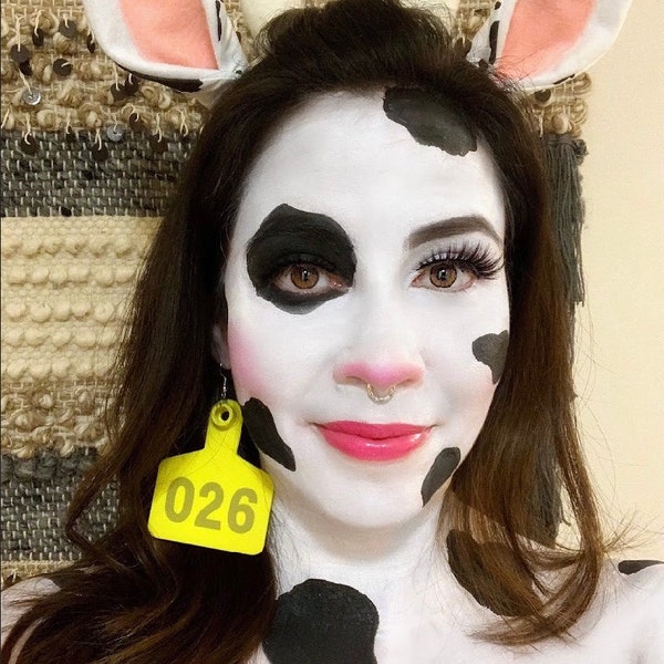 Black and White COW Costume Headband Ears And/or Tail, Toddler Child ...