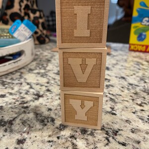 Personalized Wooden Blocks Name Blocks Alphabet Baby | Etsy