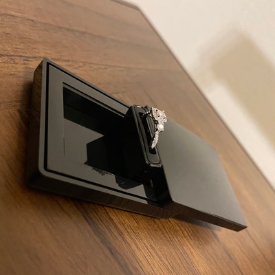 Monolix Unique Slim Ring Box Pocket Size for Proposal Engagement ...