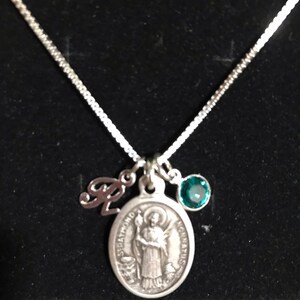 XL Blue Enamel Miraculous Medal Miraculous Necklace Catholic - Etsy