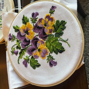 Summer Bouquet Cross Stitch Patterns, Peony Cross Stitch Patterns, Summer Cross Stitch Pattern ...