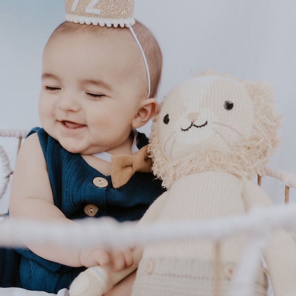 1/2 Birthday Crown | Baby Boy 6 Month Crown | Half Birthday Outfit Boy ...