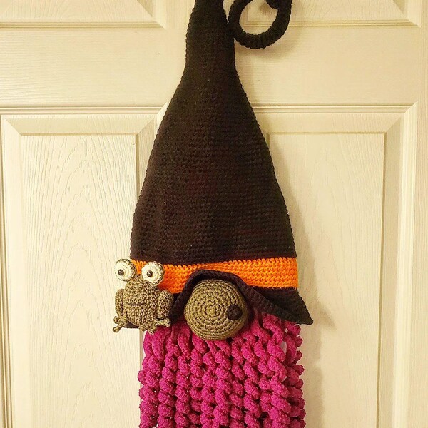 Crochet Witch,halloween, Fall, Gonk, Gnome, Wreath Pattern, Pdf ...