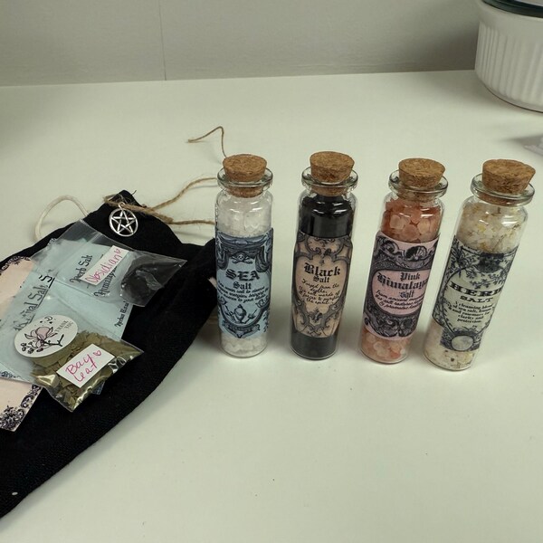Spell Jar Kit | Mini Spell Kit | DIY Spell Kit | Mini Ritual Kit ...