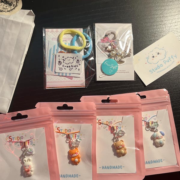 Cute Fruit Phone Charm-kawaii Keychains Transparent Jelly Fruit ...