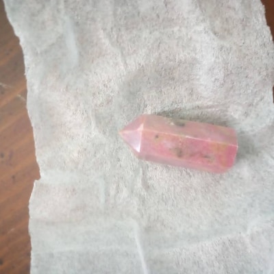 Rhodonite Crystal Point, Rhodonite Crystal Tower, Crystal Obelisk - Etsy