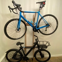 The Ram - Wall Mounted Bicycle Frame Rack (bike Shelf) (bike Rack ...