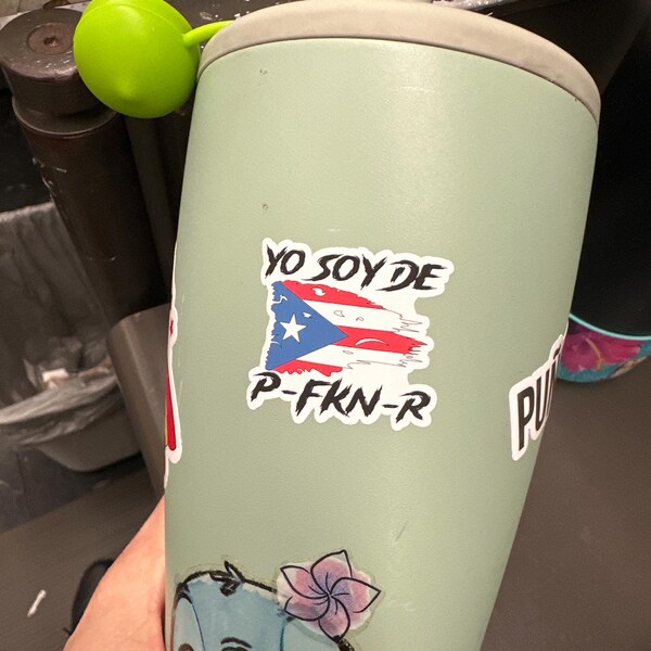 Yo Soy De P FKN R Sticker – Puerto Rican Pride Vinyl Decal ...