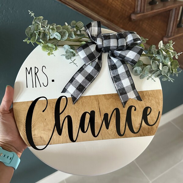 Personalized Teacher Custom Farmhouse Classroom Sign. Custom Teacher ...