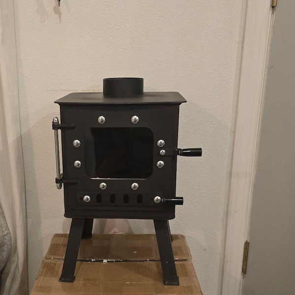 Tiny Wood Stove for Campervan & Tiny House – Portable Steel Stove With ...