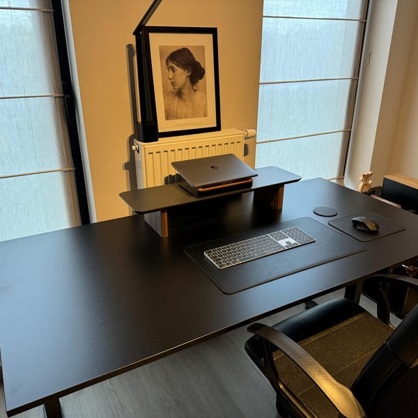 Under-mount Metal Shelf, Black Organizer for Desks & Stands, Desk or ...