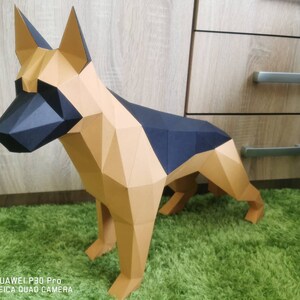 Falcon,peregrine Bird Paper Craft,3d Low Polygonal Paper Sculpture ...