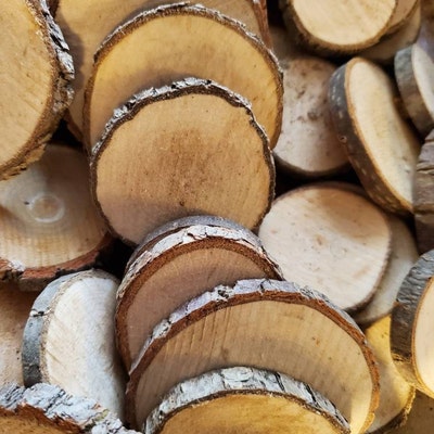 50 Maple Wood Slices - Etsy