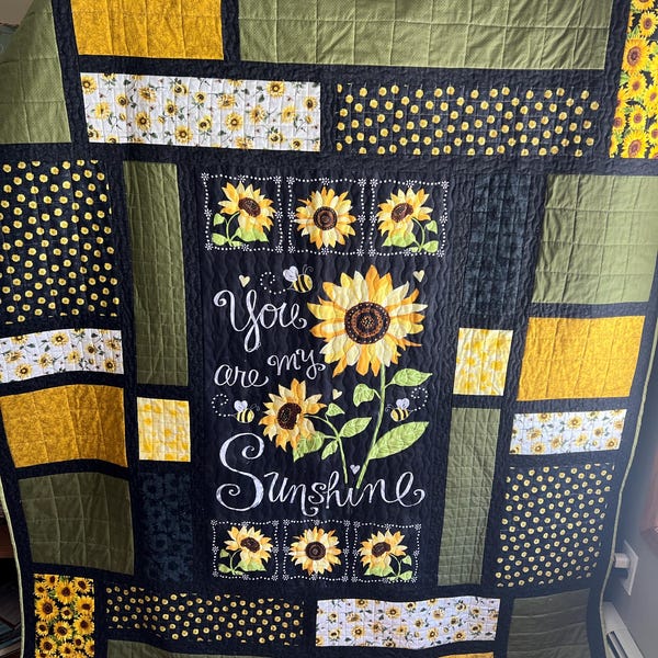 Digital PDF Pattern File - You Are My Sunshine - Patches of Happiness ...