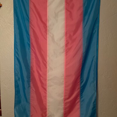 Transgender Pride Flag, Hand-sewn Trans Pride Flag, Custom Sizes ...