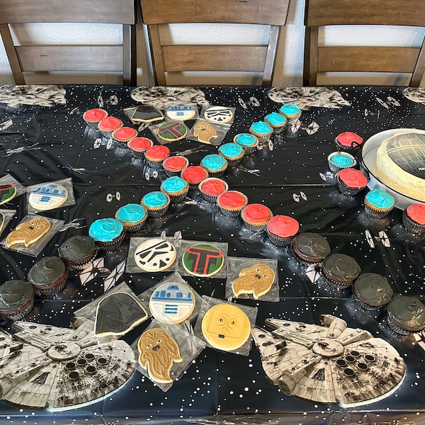 Death Star Edible Cake Topper, Star Wars Edible Cake Topper, Edible ...