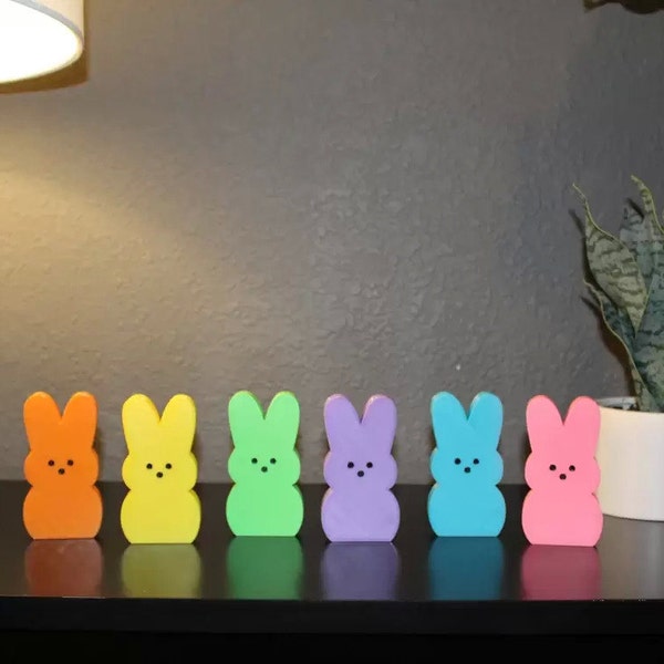 Set of Colorful Peeps - Etsy