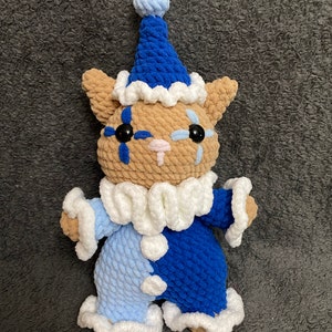 Crochet Jester Kitty and Bunny Pattern. Crochet Jester Bunny. Crochet ...